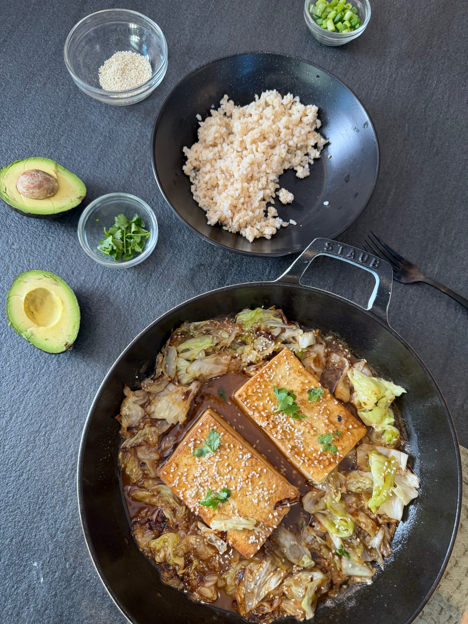 Miso Sesame Tofu Steak - KA Daily